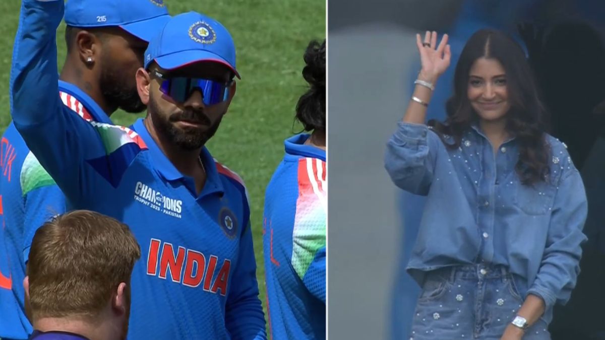 ICC Champions Trophy 2025 Final: Anushka Sharma Cheers For Virat Kohli At India Vs New Zealand ...