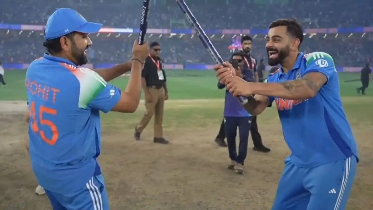 Virat Kohli, Rohit Sharma Play Dandiya With Stumps After India's ...
