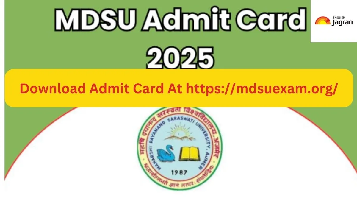 MDSU Admit Card 2025 Out: Download Main Exam Hall Ticket At mdsuexam ...