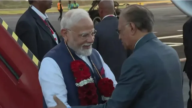 PM Modi Accorded Ceremonial Welcome In Mauritius, To Participate In National Day Celebrations