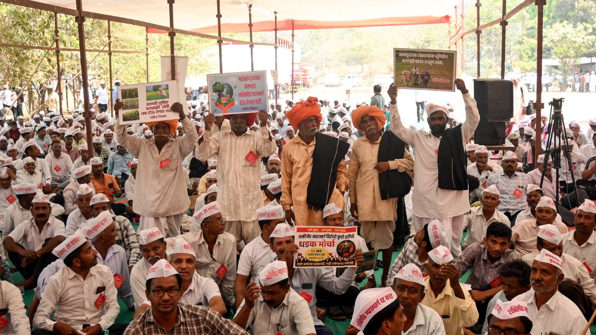 Maharashtra: Farmers Hold Protest Against Nagpur-Goa Shaktipeeth ...