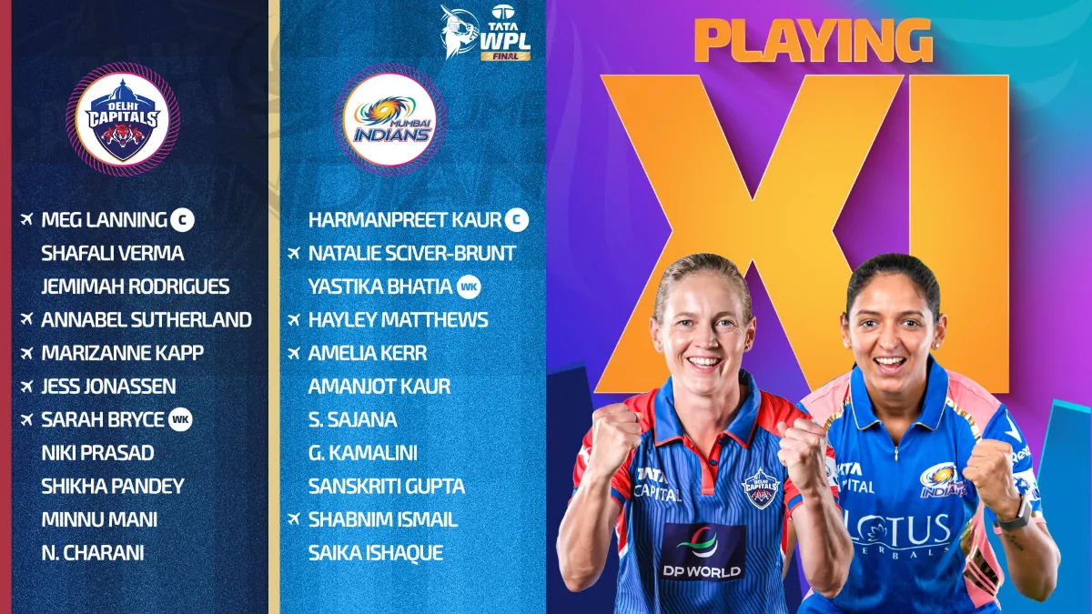 WPL Final: Delhi Capitals Win Toss, Elect To Bowl First Against Mumbai ...