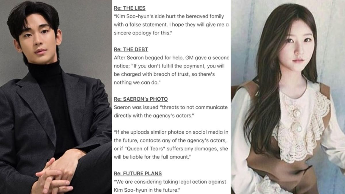 Kim Soo-Hyun's Threatening Letter To Kim Sae-Ron LEAKED Online, Fans ...