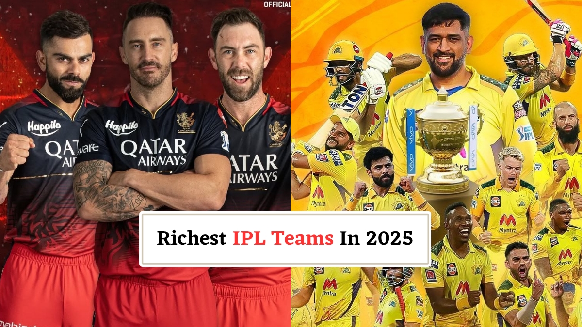 List Of Richest IPL Cricket Team In 2025 And Their Net Worth: KKR, CSK ...