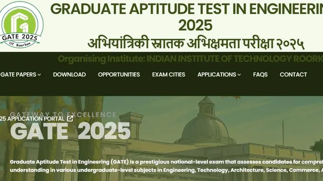 GATE 2025 Result (OUT): Scorecard Link Available At gate2025.iitr.ac.in ...
