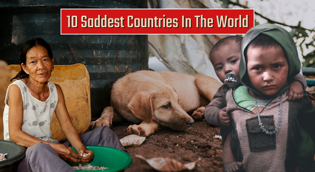 10 Saddest Countries In The World: Know Where India Stands