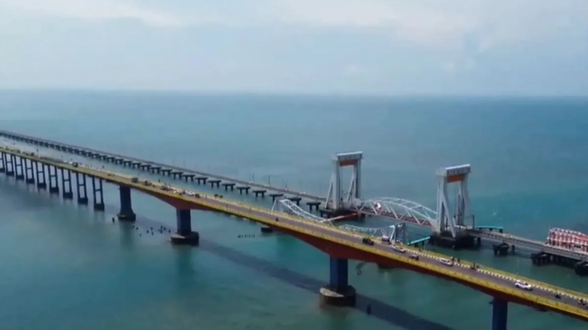 Rameswaram Pamban Bridge Set To Open By April; India’s First Vertical ...