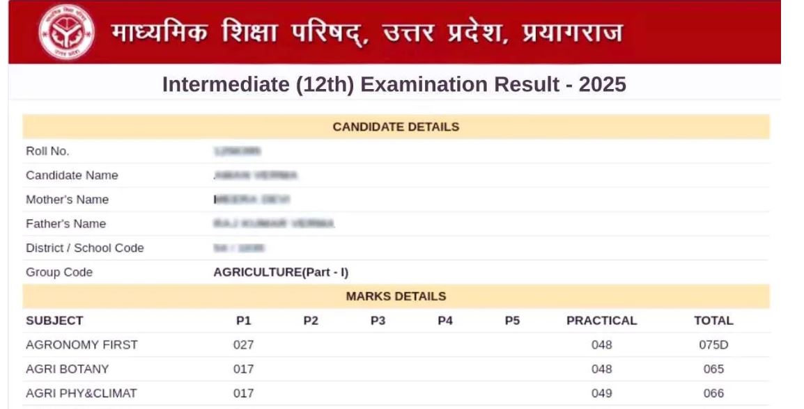 UP Board 10th, 12th Result 2025: High School And Intermediate Results ...