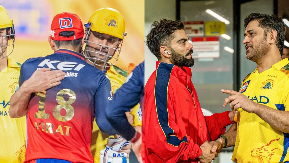 IPL 2025: MS Dhoni, Virat Kohli Share Warm Hug After CSK vs RCB Match ...