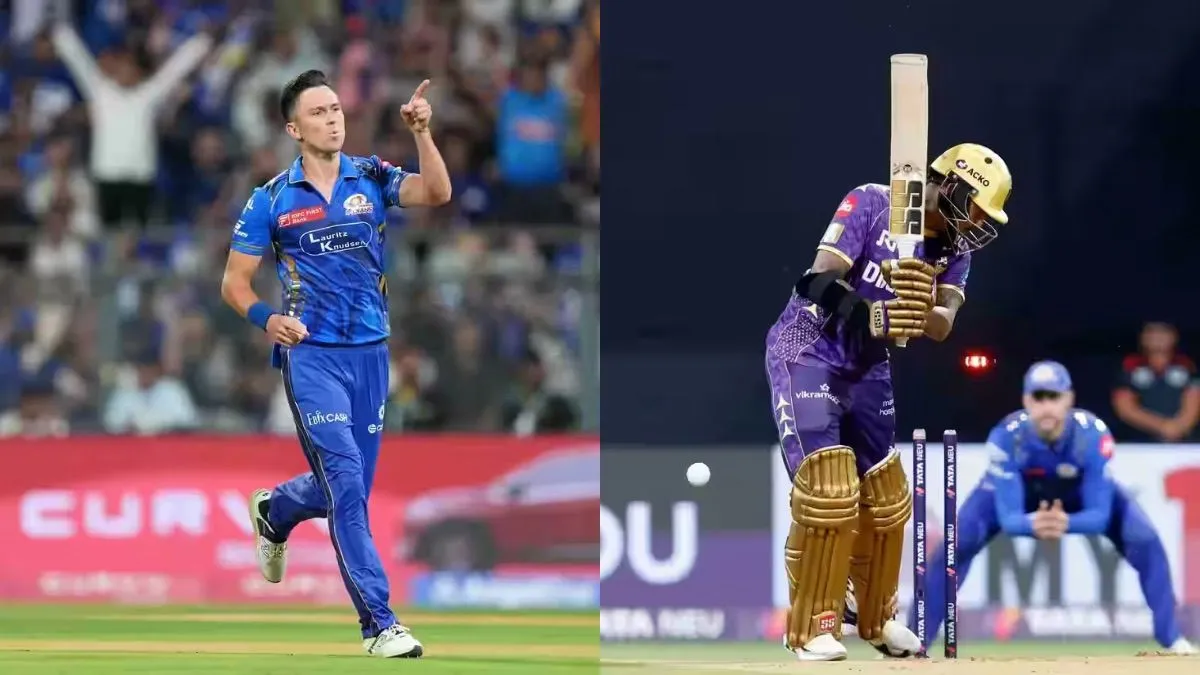 MI vs KKR, IPL 2025: Trent Boult Removes Sunil Narine With A Peach For ...