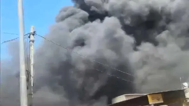 Massive Fire Breaks Out At Factory In Greater Noida, Doursing Operation Underway
