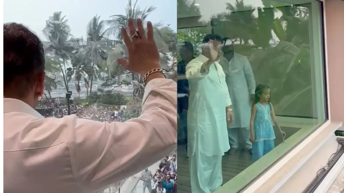 Salman Khan Makes Eid Appearance From His Galaxy Apartment, Sikandar ...