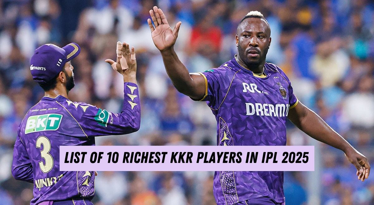 List Of 10 Richest KKR Players In IPL 2025 And Their Net Worths ...