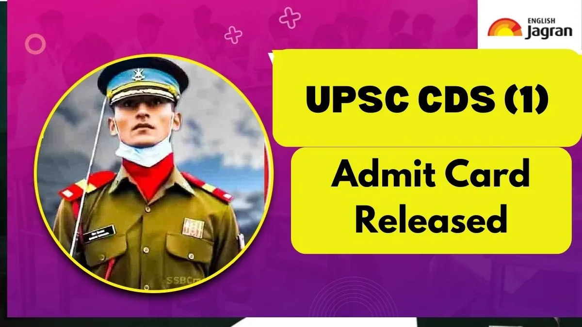 UPSC CDS 1 Admit Card 2025 Released: Download Hall Tickets via Direct Link At upsc.gov.in