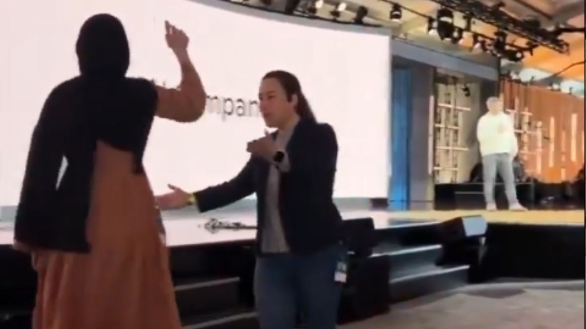 'Microsoft Powers Genocide': Tech Giant's 50th Anniversary Event ...