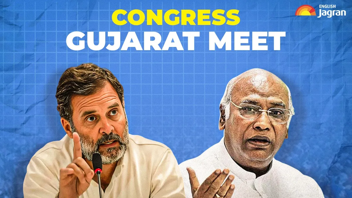 Congress Ahmedabad Convention: CWC Brainstorming Session Over Revival ...