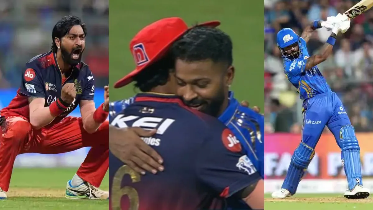 MI vs RCB IPL 2025: Hardik Pandya Smashes Big Against His Brother But ...