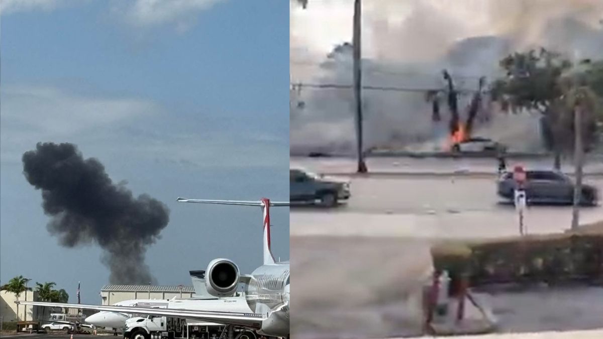 Three Killed As Small Plane Crashes, Bursts Into Flames In Florida ...
