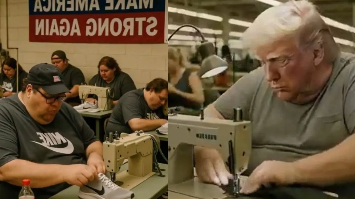 China Mocks Trump With AI Video Showing Obese Americans Working In ...