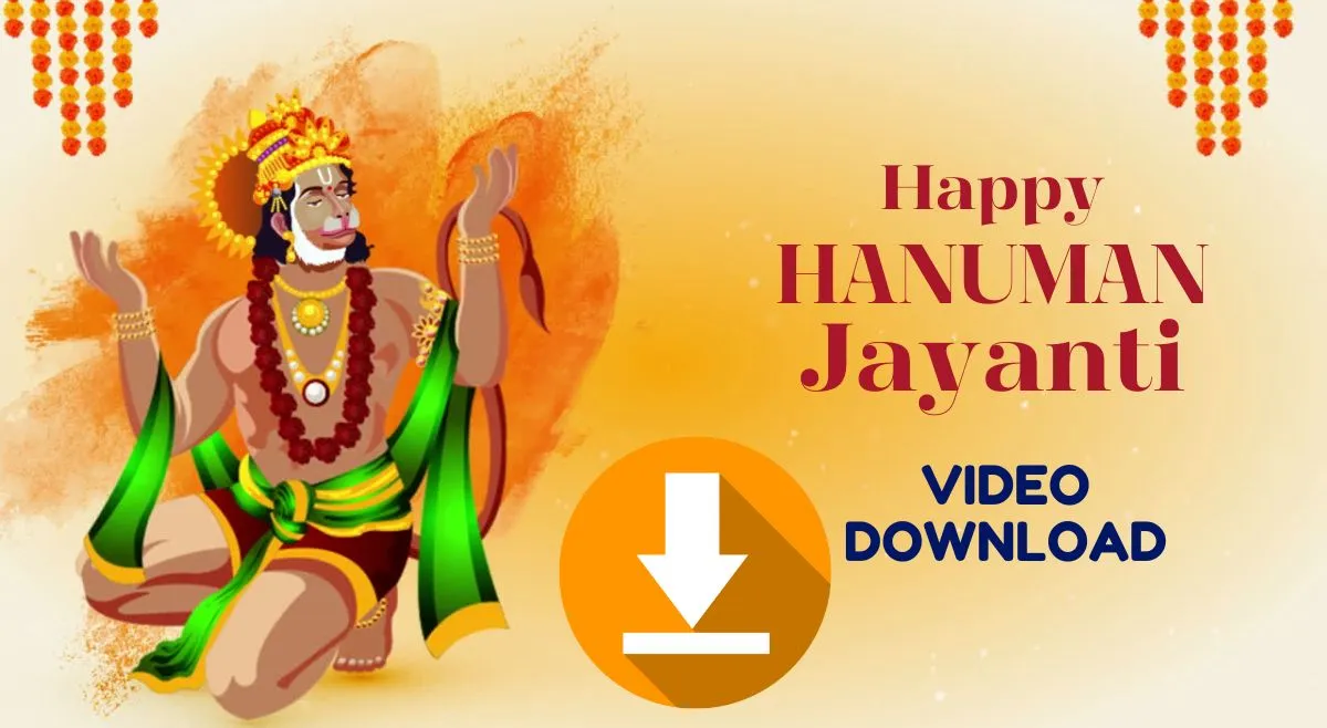 Happy Hanuman Jayanti 2025 Video status: Download Lord Hanuman Videos ...