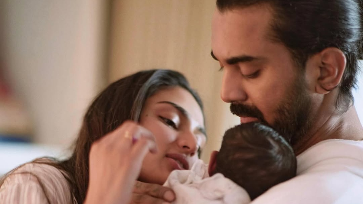 KL Rahul, Athiya Shetty Share First Glimpse Of Daughter And Reveal Name ...