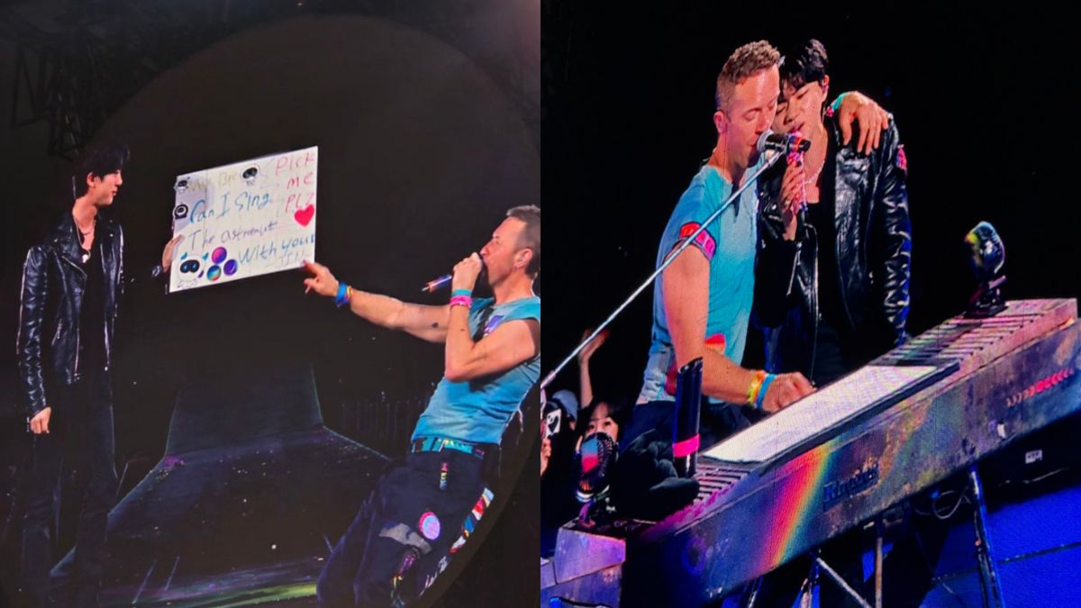 BTS Jin Performs The Astronaut, My Universe With Chris Martin At Coldplay Seoul Concert, ARMYs ...