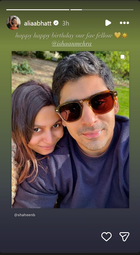 Alia Bhatt's Sister Shaheen Confirms Relationship With Ishaan Mehra; Actress Calls Him 'Our Fav ...