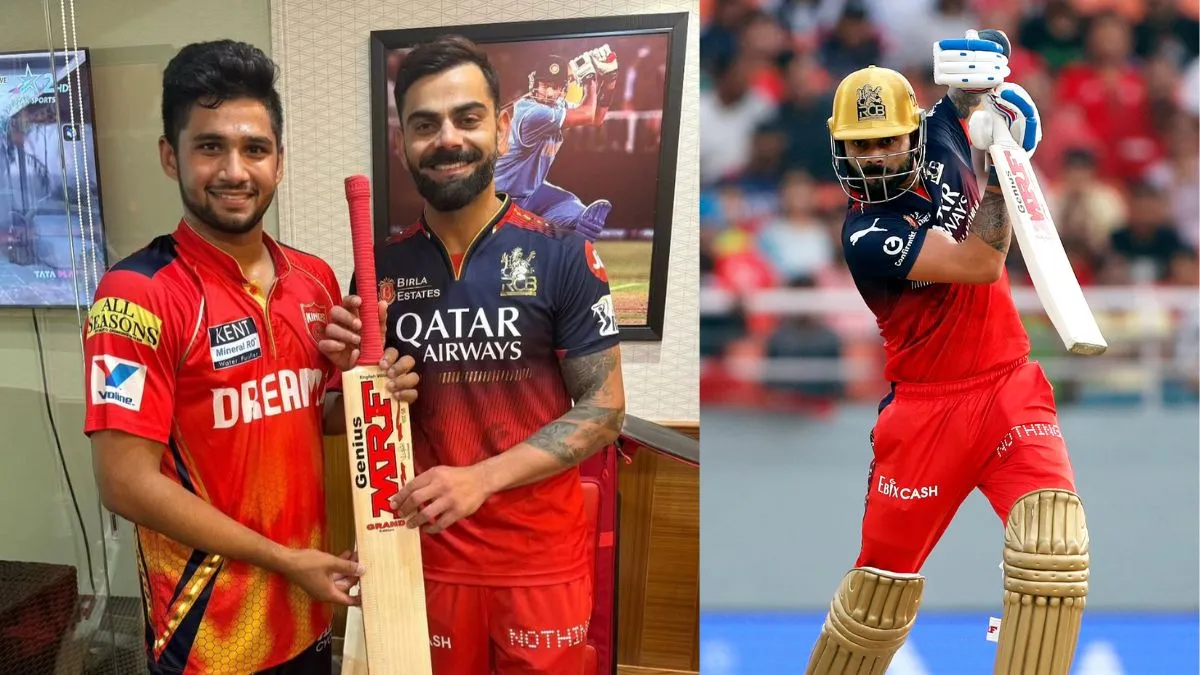 Virat Kohli Gifts Bat To Young Musheer Khan After PBKS vs RCB Match, His Heartwarming Gesture ...