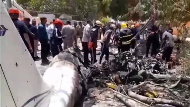 Gujarat: Pilot Killed After Trainer Aircraft Crashes In Amreli ...