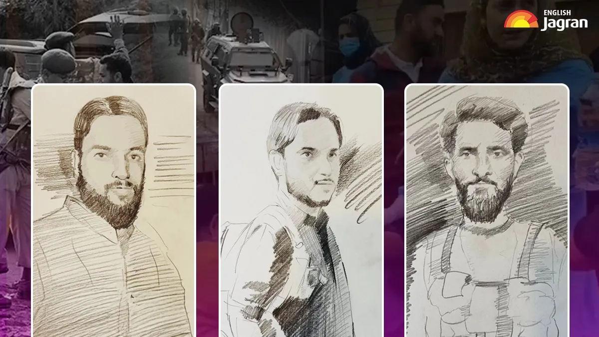 Pahalgam Attack: Sketches Of Three Suspected Terrorists Released ...