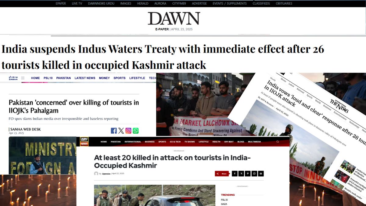 How Pakistani Media Covered Pahalgam Terror Attack | Details Inside