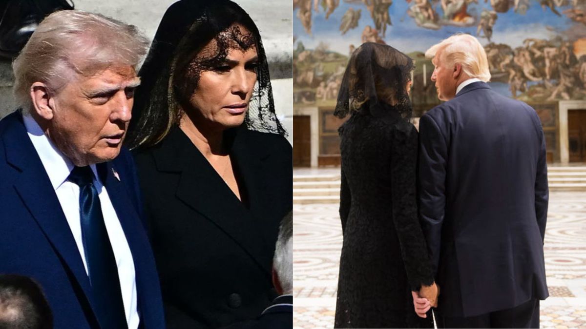 Did Melania Trump Wear Hijab At Pope Francis' Funeral? Did Melania Trump Wear Hijab At Pope Francis' Funeral?
