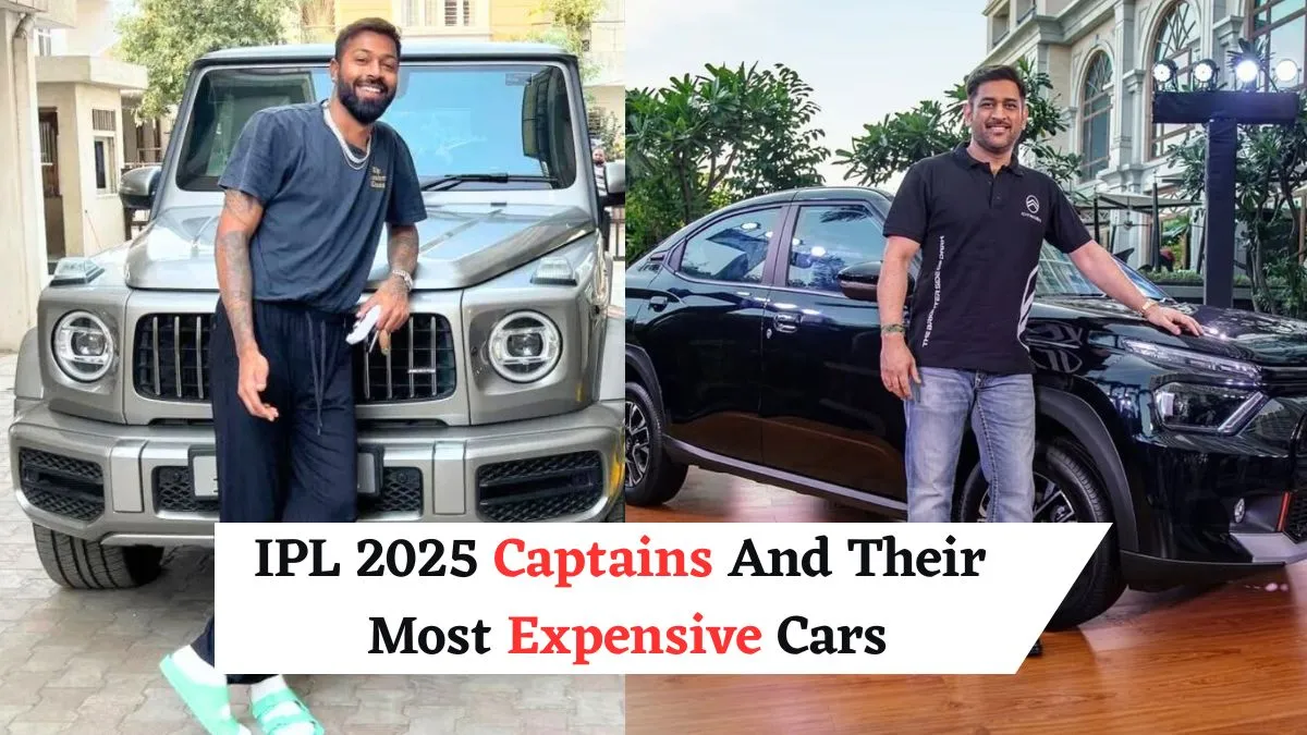 IPL 2025 Captains And Their Most Expensive Cars: Hardik Pandya Tops ...