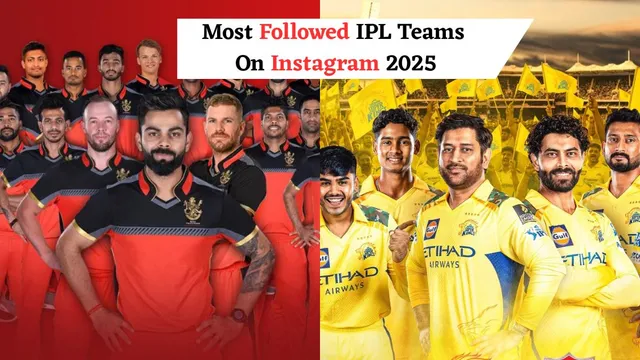 Most Followed IPL Teams On Instagram In 2025: RCB, CSK, MI And Others ...