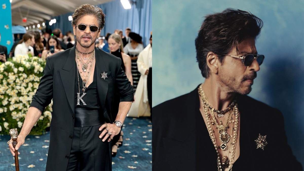 King Shah Rukh Khan Stuns In Royal Sabyasachi Ensemble At MET Gala 2025; See Photos