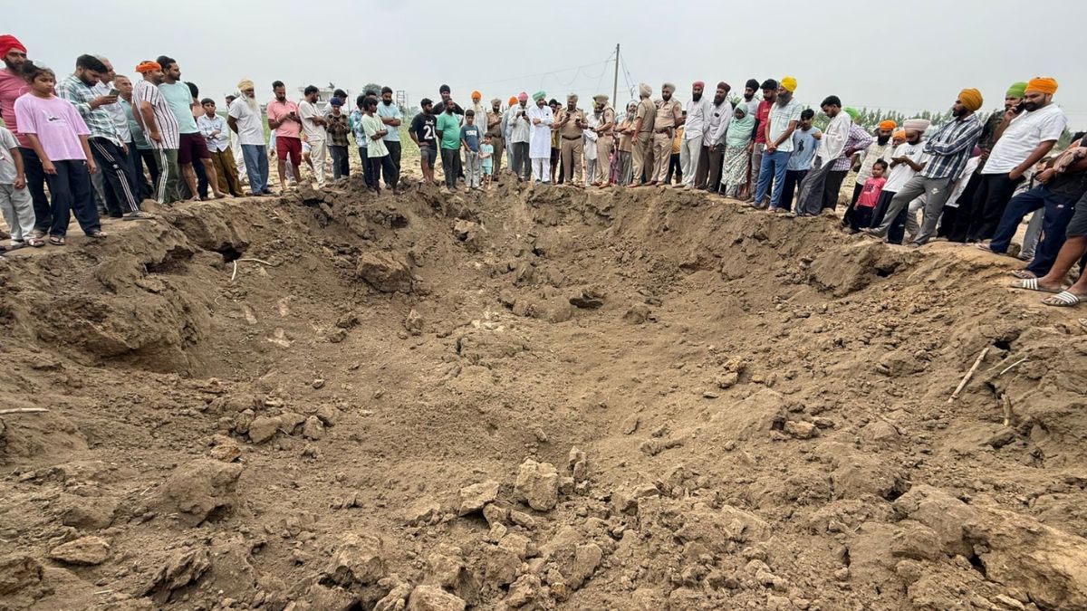 Punjab: Massive Craters Formed In Gurdaspur, Phagwara After Multiple ...