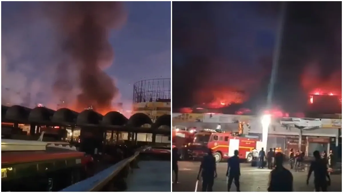 Kerala: Massive Fire Breaks Out At Textile Factory In Kozhikode ...