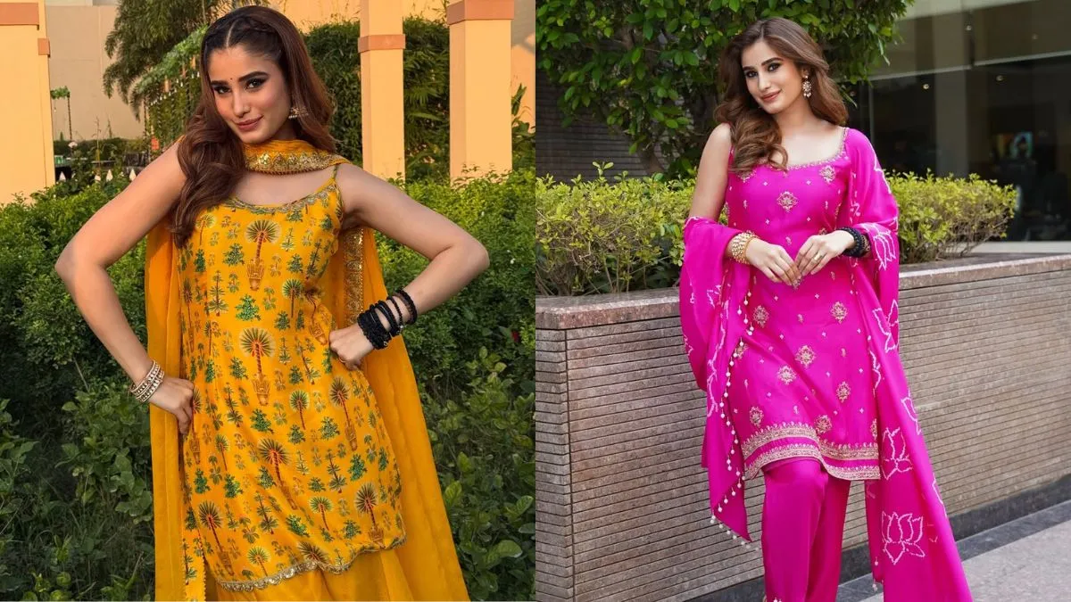 Rasha Thadani Exudes Cute Girl Vibes In Suits; Fashion Guide For Every ...
