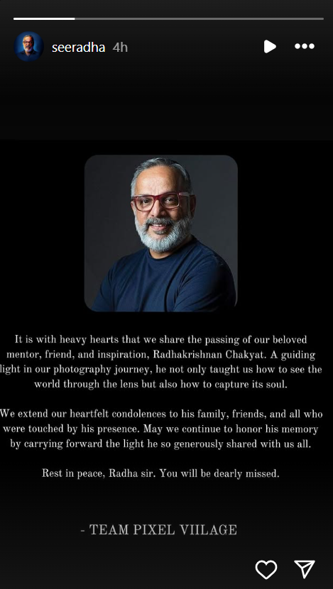 Dulquer Salmaan’s Charlie Co-Star Radhakrishnan Chakyat Passes Away At ...