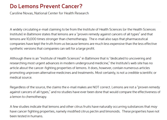 Fact Check: Eating Turmeric, Lemon, Basil And Neem Cannot Cure Stage-4 ...