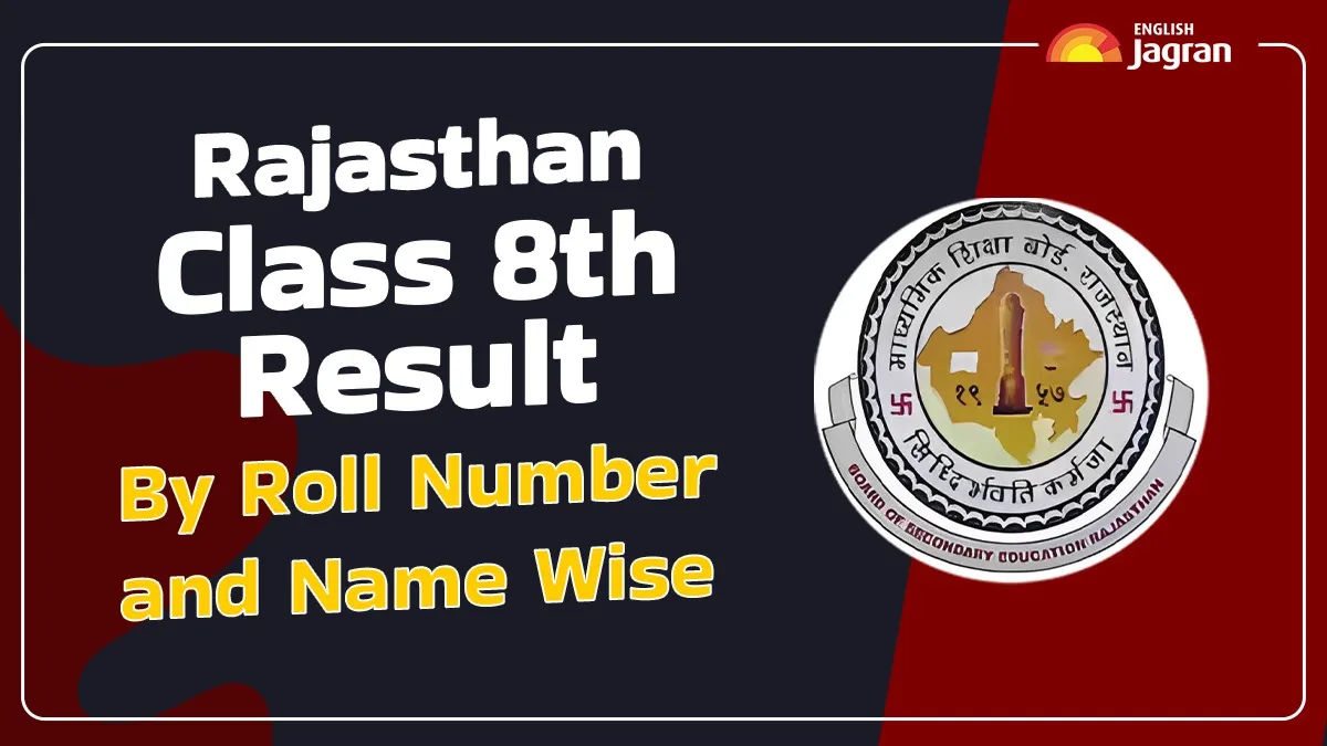 Raj Shala Darpan 8th Class Result 2025: How To Check Rajasthan Board ...