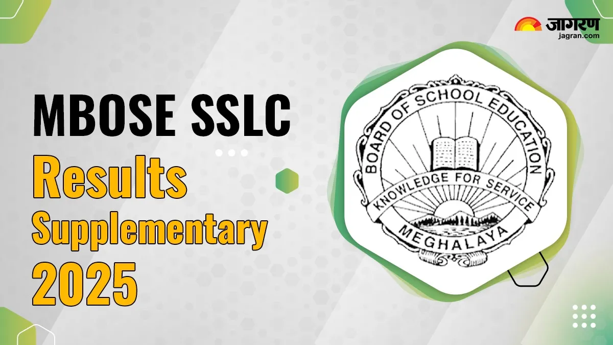 MBOSE SSLC Supplementary Result 2025 Declared At www.mbose.in, 80.35 % ...
