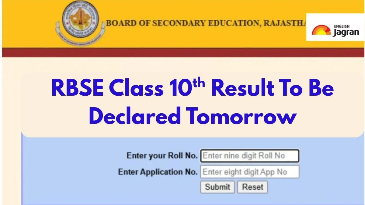 RBSE 10th Result 2025: Download Rajasthan Board Class 10 Marksheet At ...