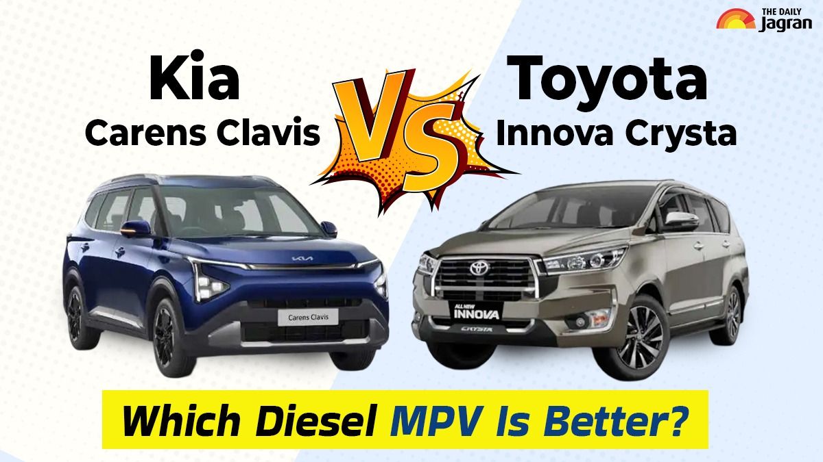 Kia Carens Clavis Vs Toyota Innova Crysta: Features, Mileage And Engine ...