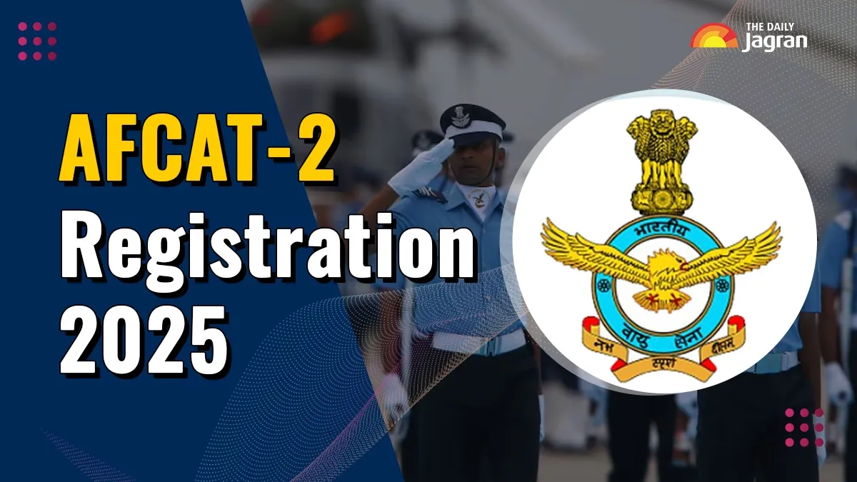 AFCAT-2 Registration 2025: Indian Air Force Opens Applications For 284 ...