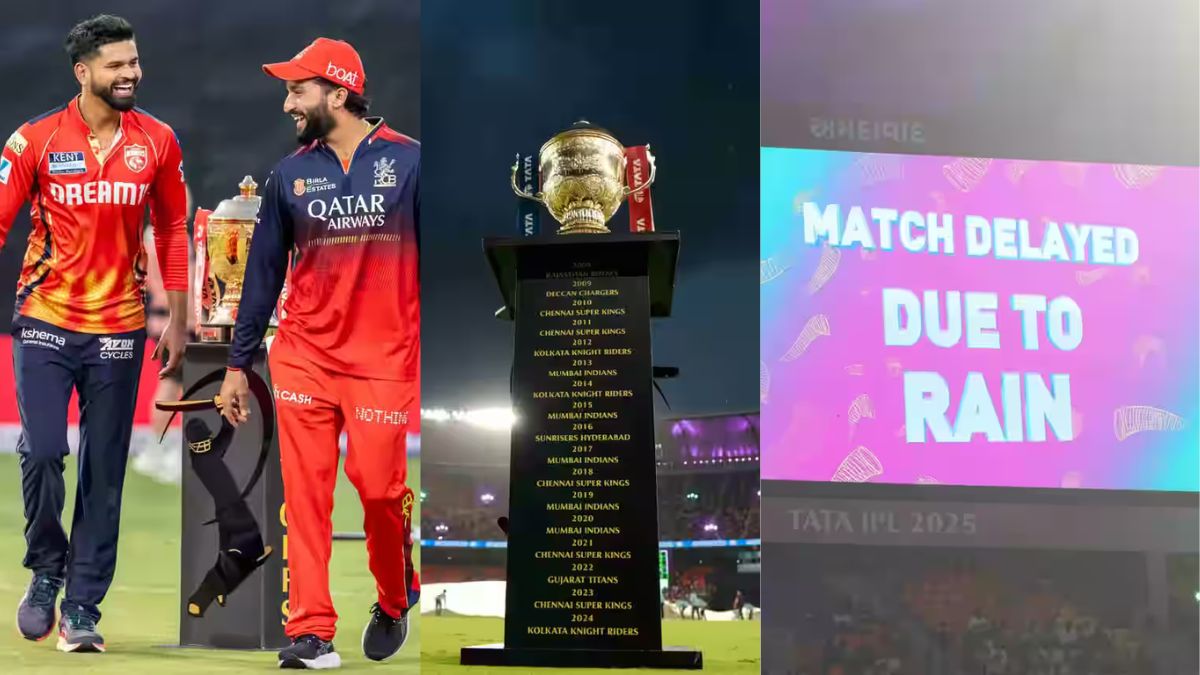 IPL 2025 Final: What Will Happen If Rain Washes Out RCB vs PBKS Final Today In Ahmedabad? Is ...