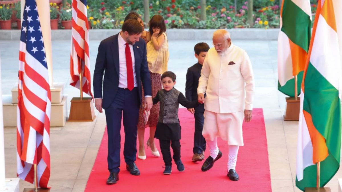 'They Saw Indian Man With White Beard, White Hair': Usha Vance On How ...