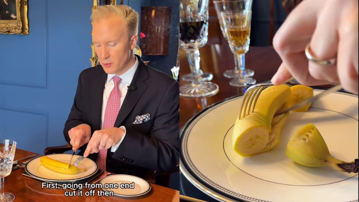 British Etiquette Coach Shares Only Right Way To Eat Banana; Internet ...