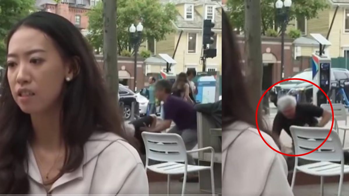 Harvard Grad Speaks On Unity As Chaos Unfolds Behind Her In Viral Clip ...