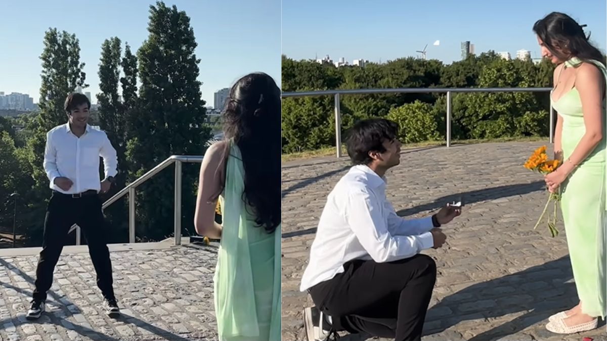 Man Surprises Girlfriend With Dreamy Dance Proposal In Viral Video ...
